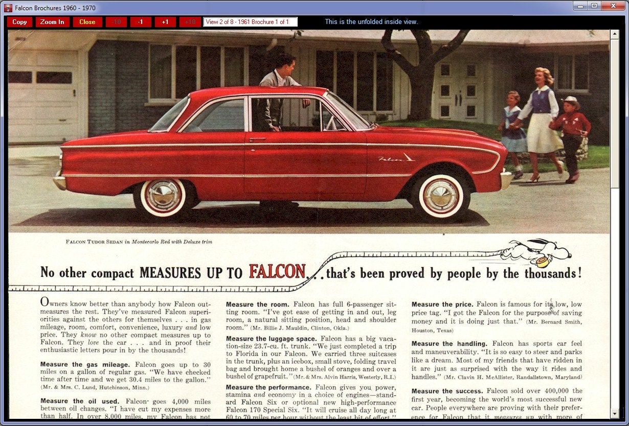 Ford Falcon Sales Brochures 1960 - 1970 - Etsy
