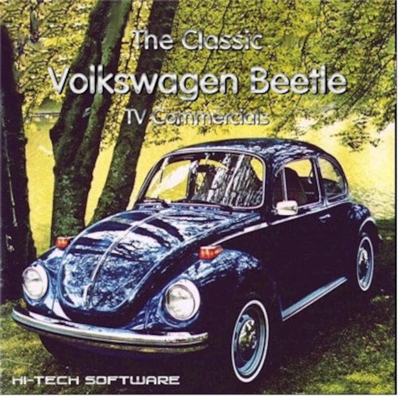The Classic VW Beetle TV Commercials - Etsy