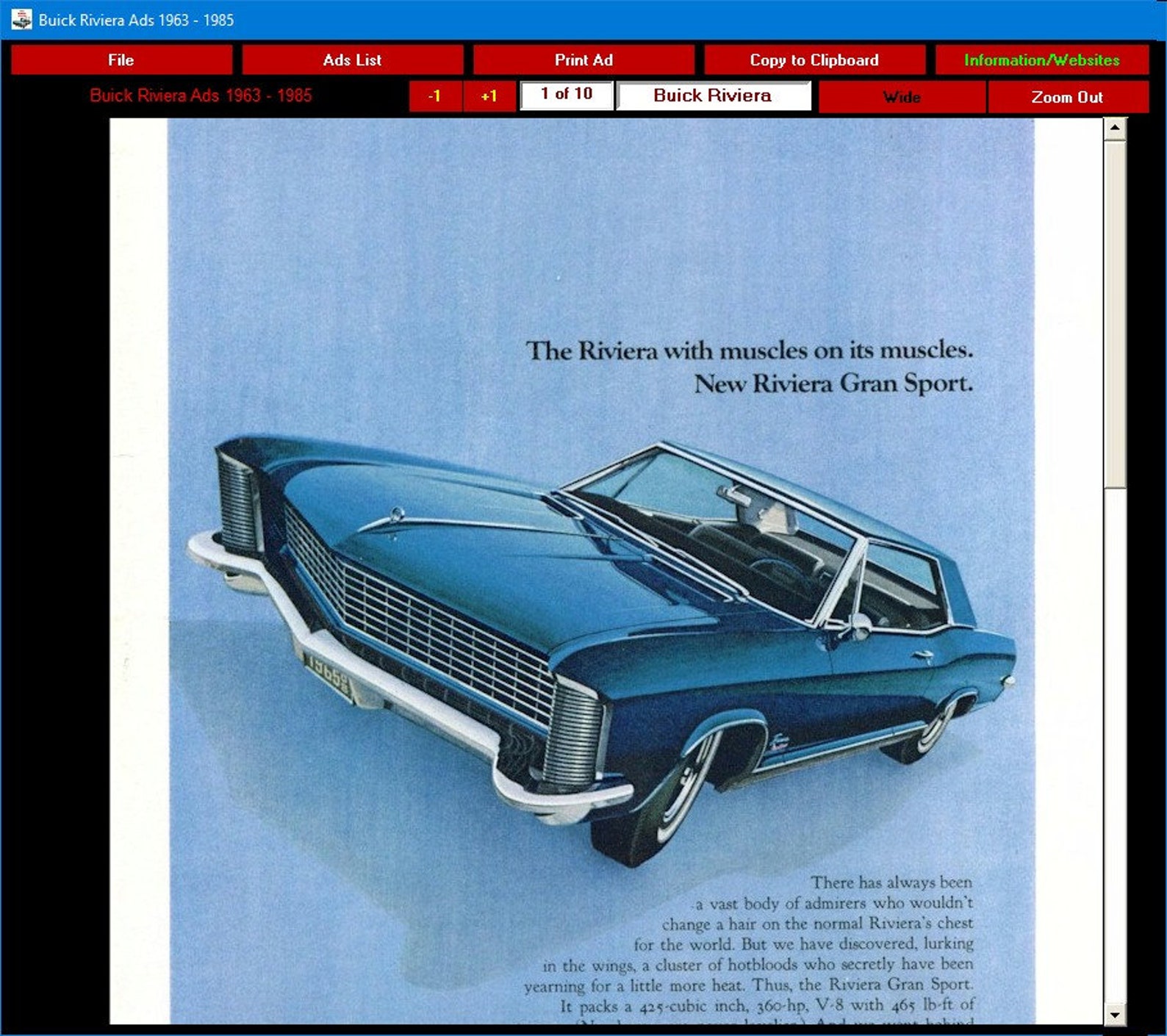 Buick Riviera Ads 1963 - 1985 - Etsy