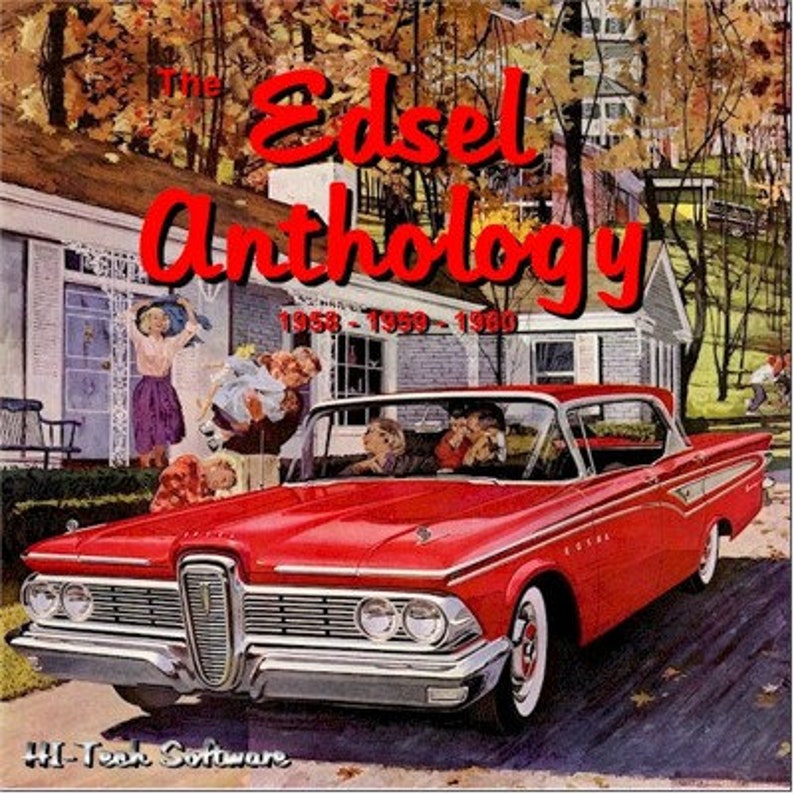 The Edsel Anthology 1958 - 1959 - 1960 - Etsy