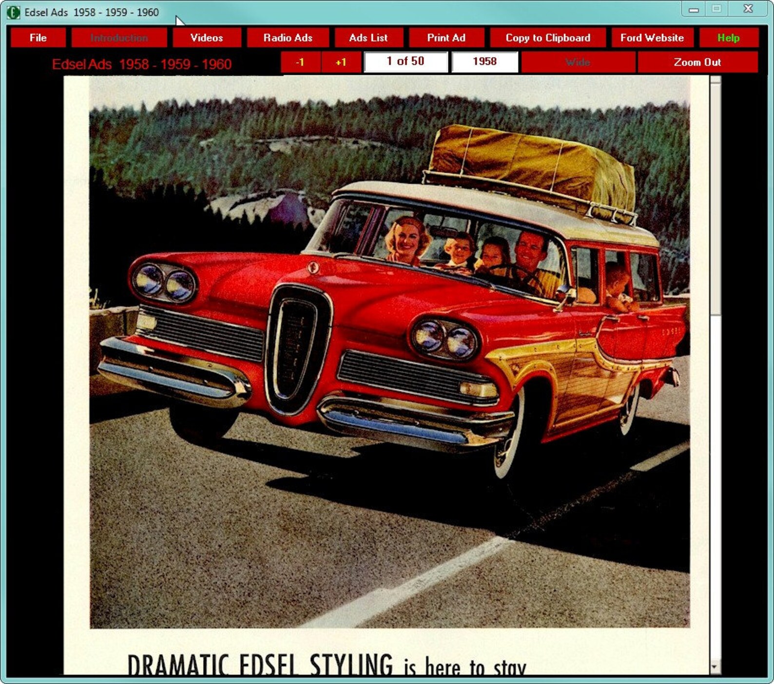 Edsel Ads 1958 - 1959 - 1960 - Etsy