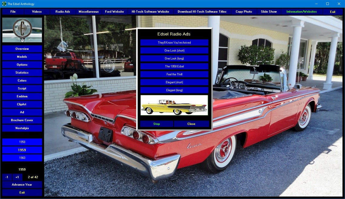 The Edsel Anthology 1958 1959 1960 - Etsy