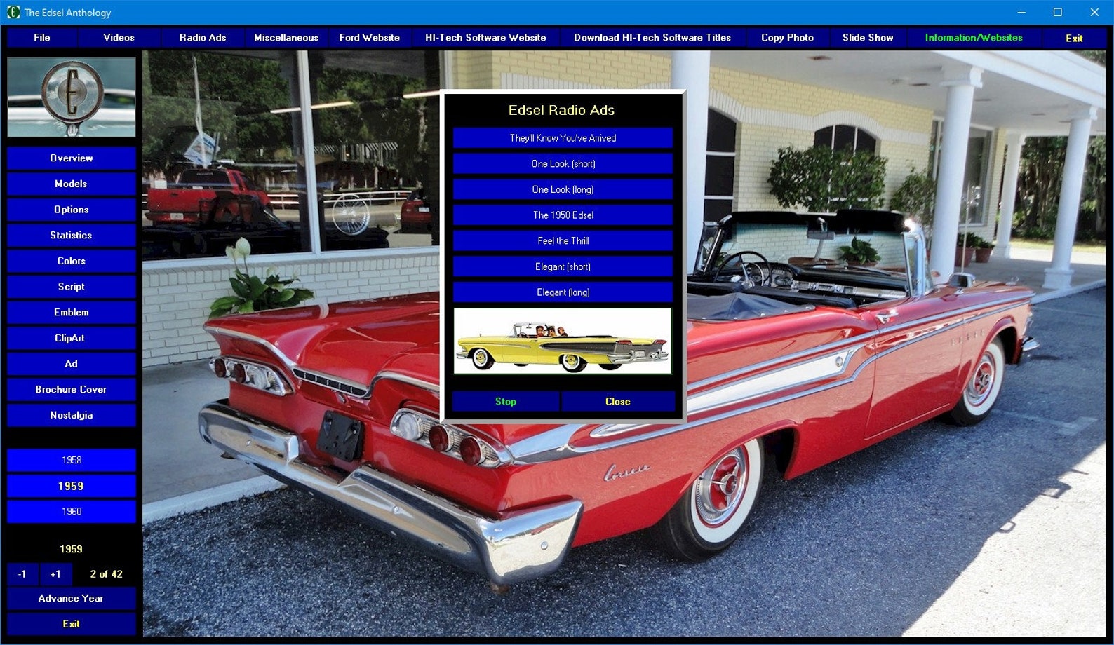 The Edsel Anthology 1958 1959 1960 - Etsy