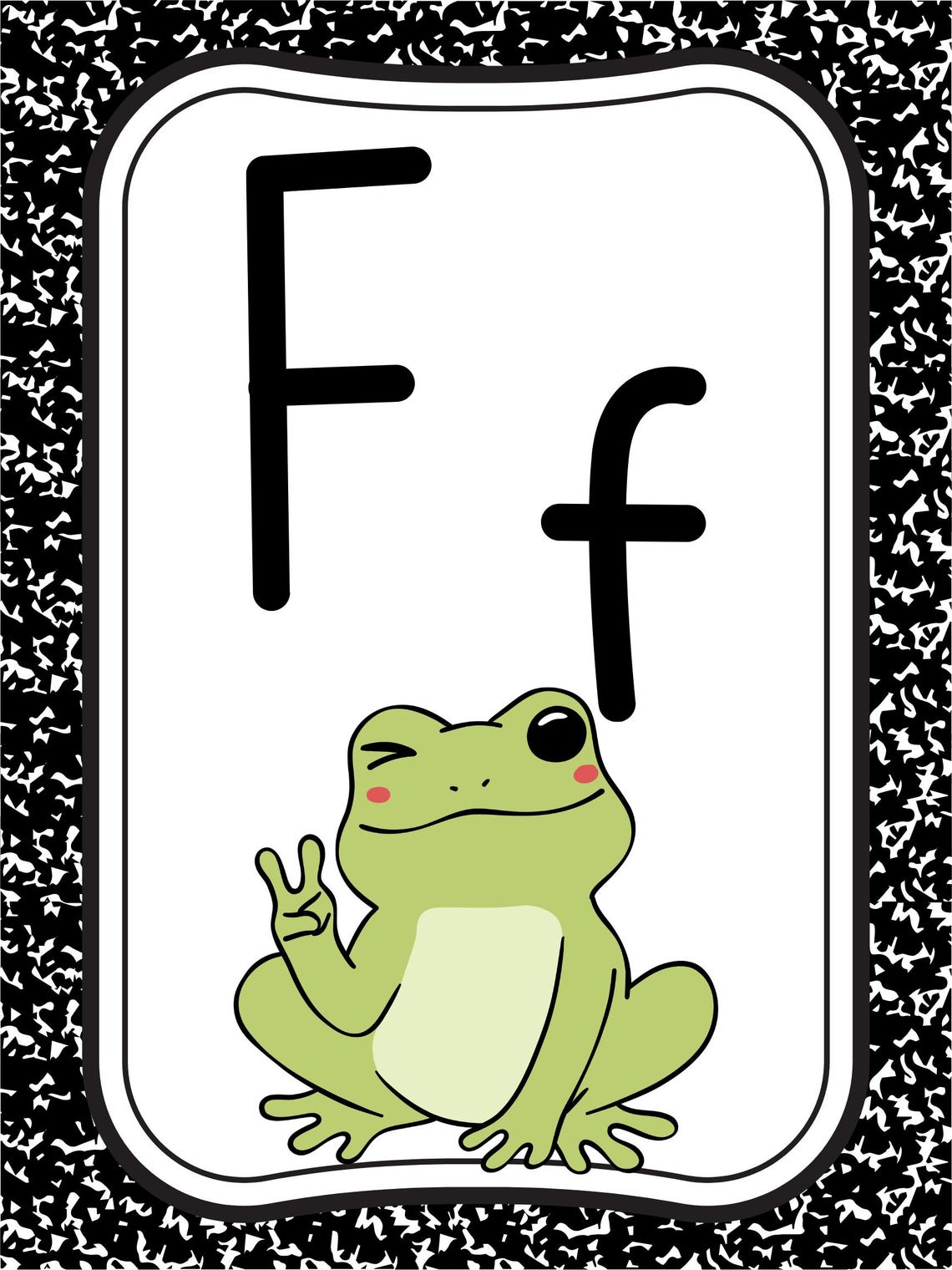 Composition Notebook Classroom Alphabet - Etsy