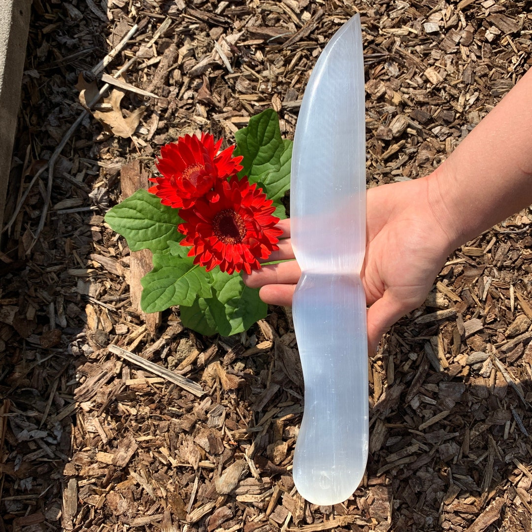 Flash Sale HAND MADE HUGE and Beautiful Selenite Sword 14 15 Inches ...