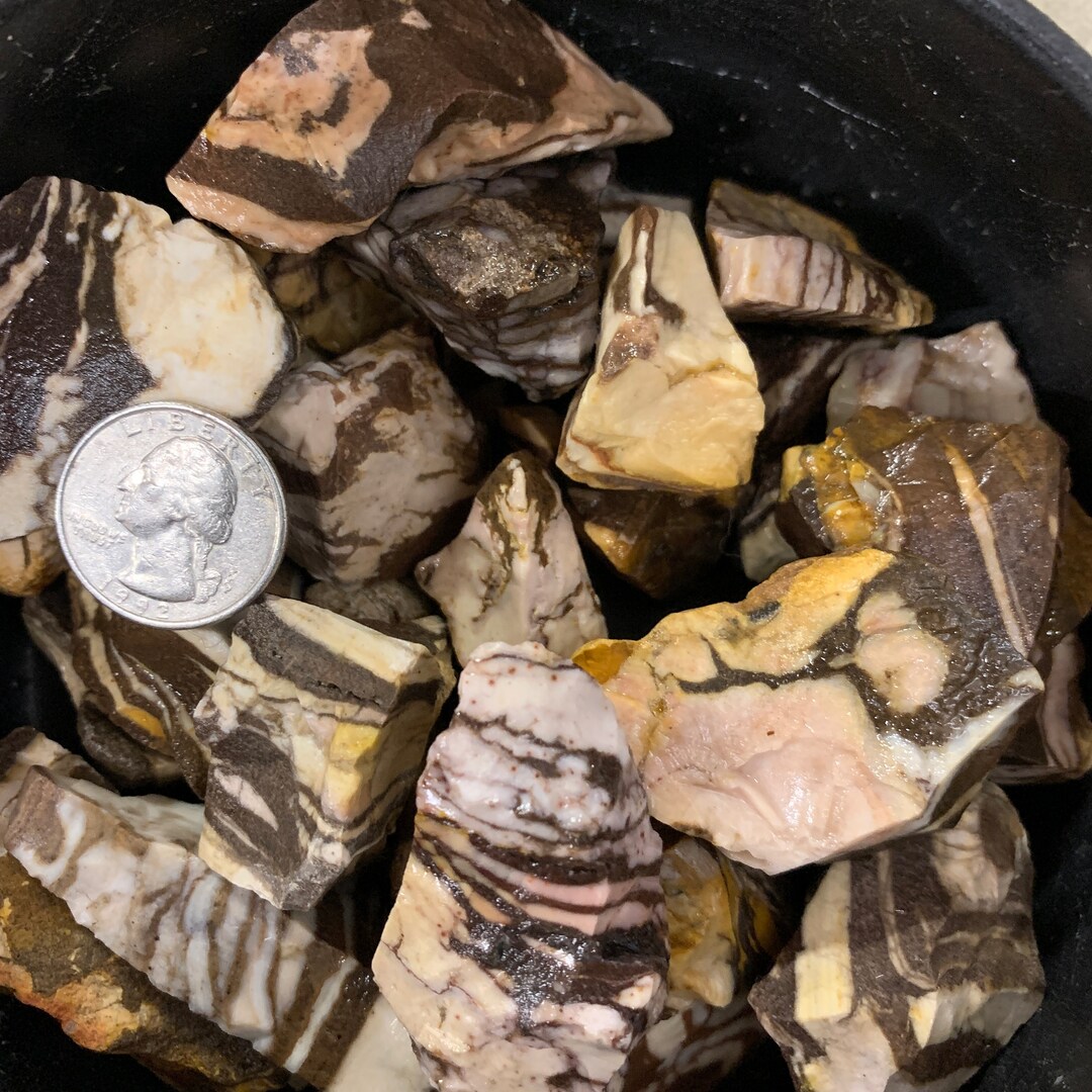 Flash Sale PREMIUM ZEBRA JASPER Rough: You Choose the Weight high ...
