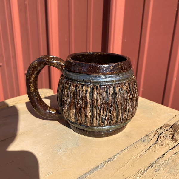 Barrel Mug - Etsy