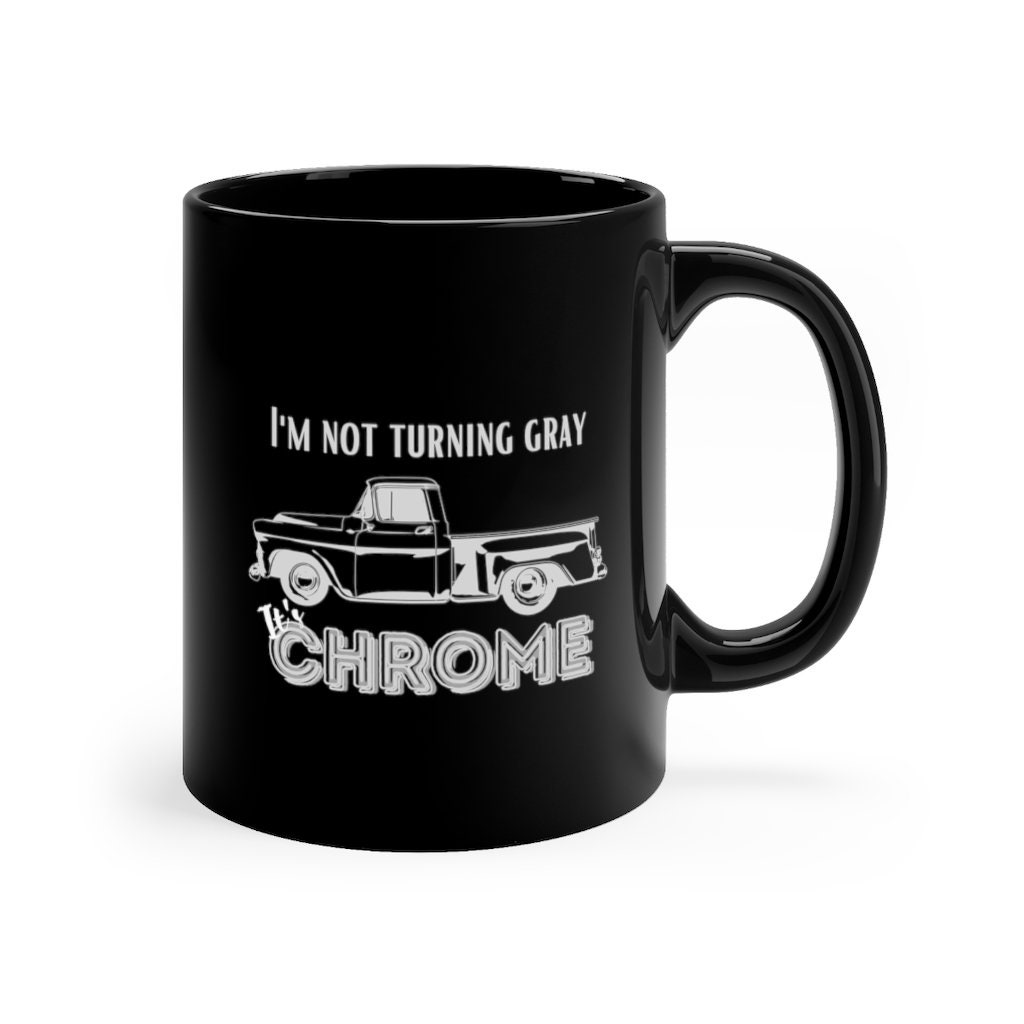 Gray is Chrome Black Mug Chrome Chrome Lovers Mug Gifts for - Etsy ...