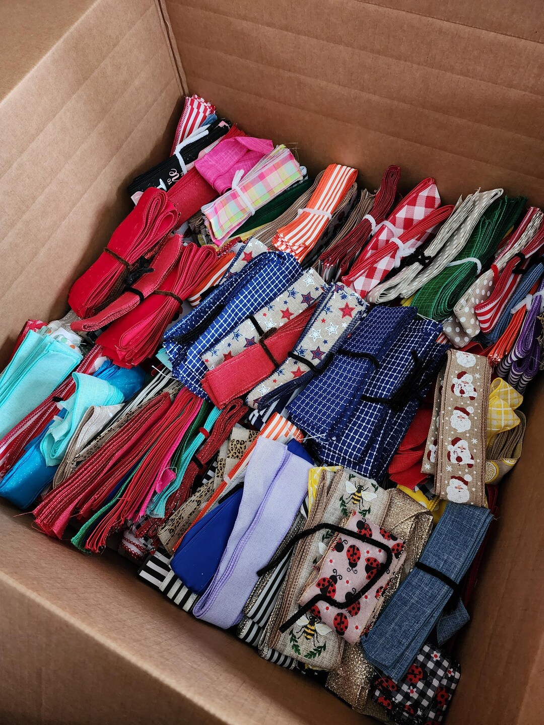 Ribbon, Wired, Pre-cut, Ribbon Tails, Precut Ribbon, Ribbon for Wreaths ...