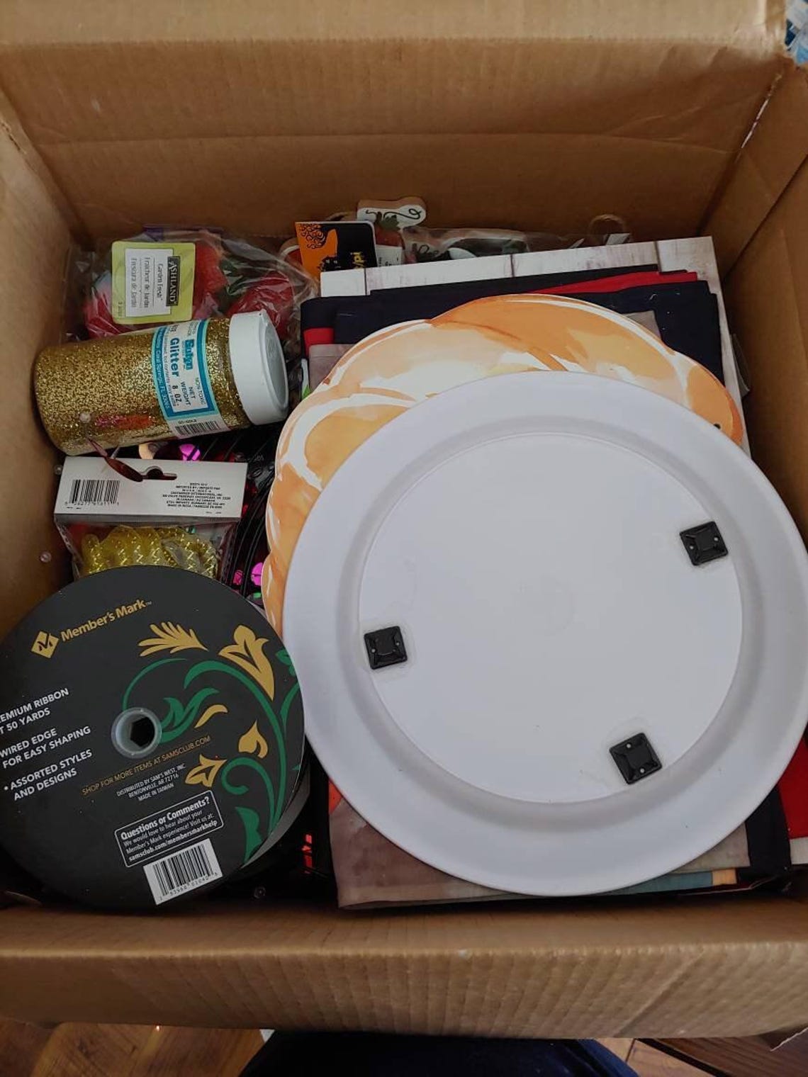 Wreath Supply Box, Wreath Supplies, Crafting Supplies, Destash Box ...
