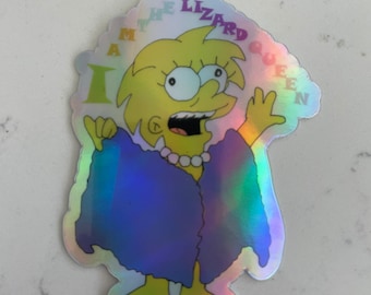 Lisa Simpson Lizard Queen - Etsy