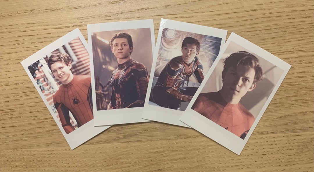Peter Parker Spiderman Tom Holland Picture Set - Etsy
