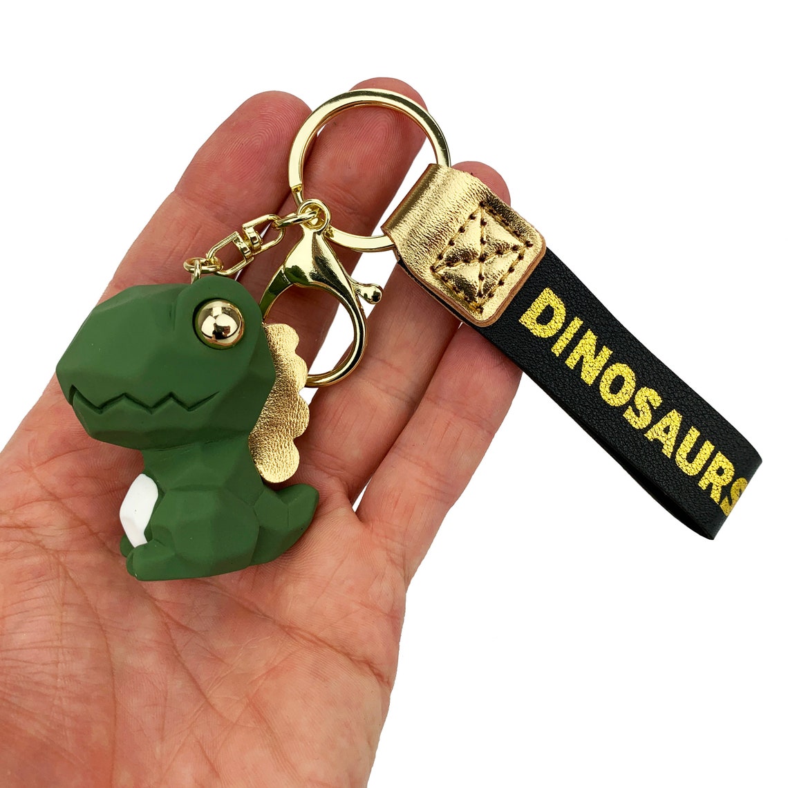 Dinosaur Cartoon Keychain Small Gift Trex PVC - Etsy