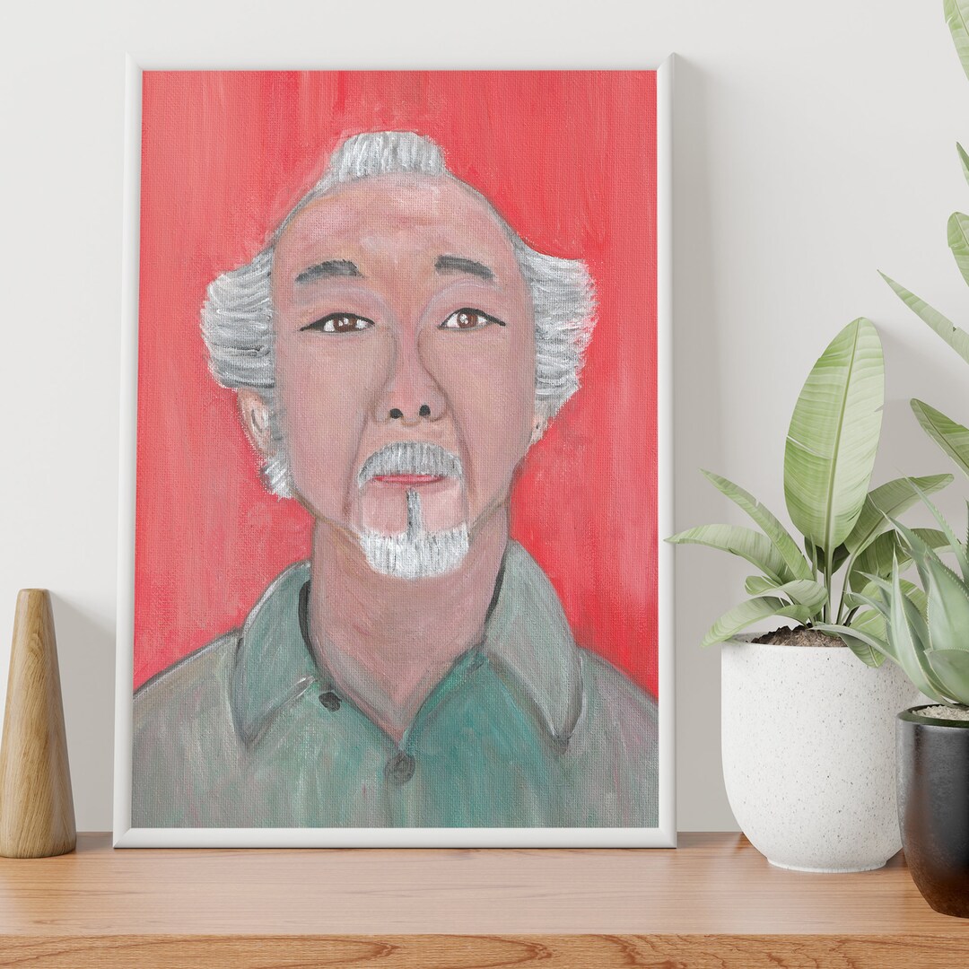 Pat Morita Mr Miyagi Karate Kid A4 PRINT ONLY - Etsy