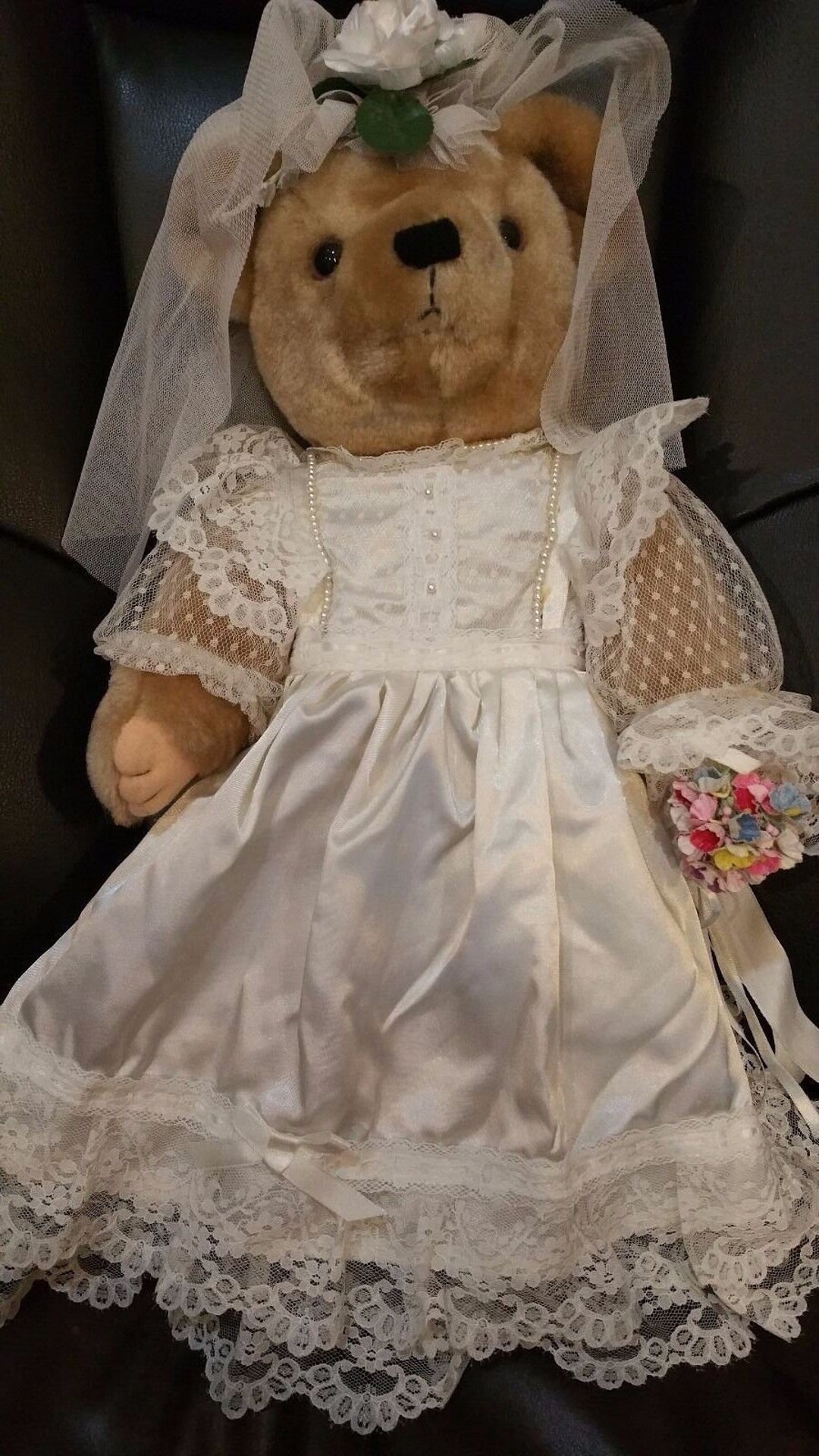 Bearly People GLAMOUR BRIDE Plush 15" Collectible Brown Bear - Etsy