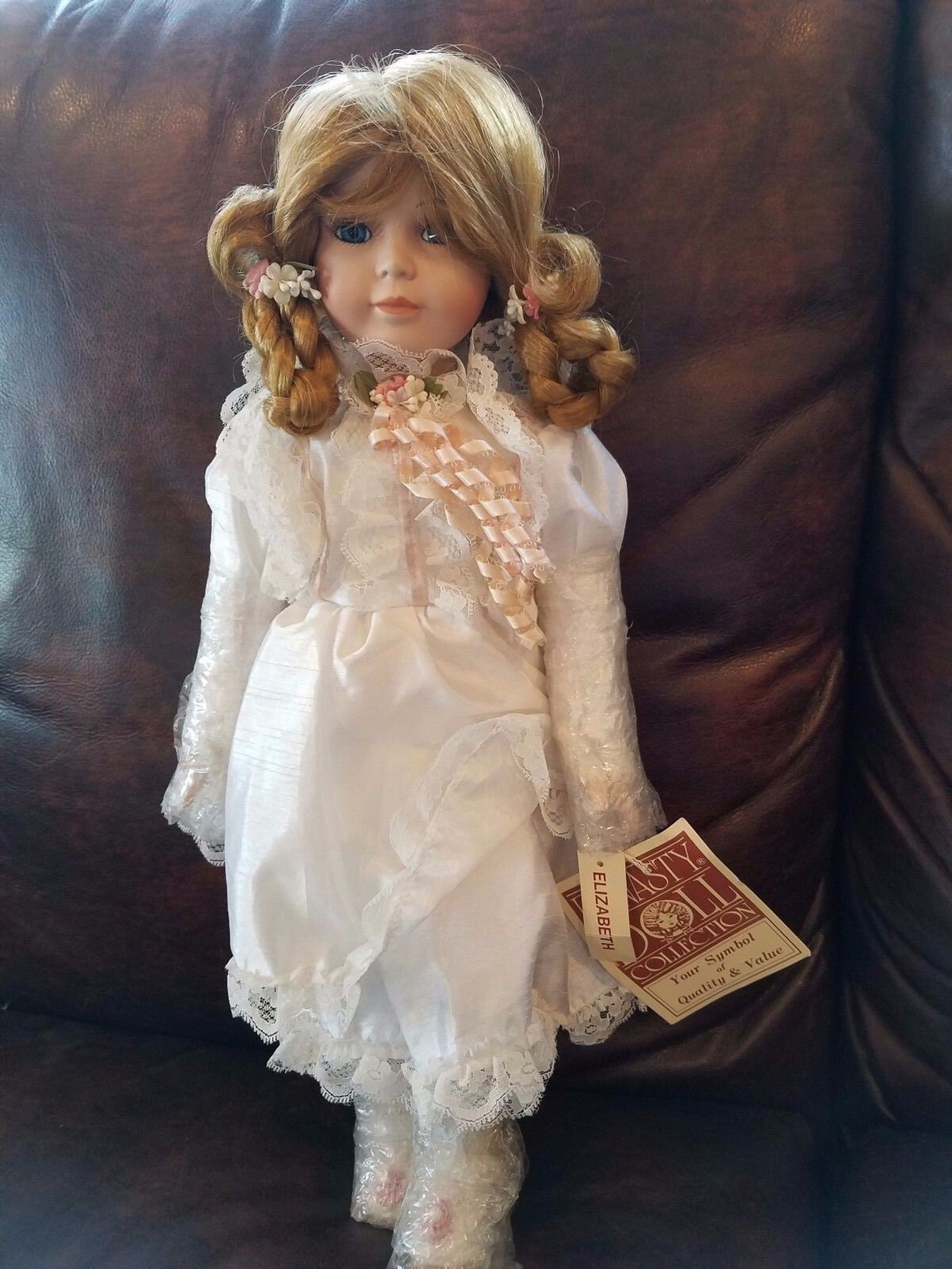 Dynasty Doll Collection 17 Doll Porcelain Doll Name Elizabeth - Etsy