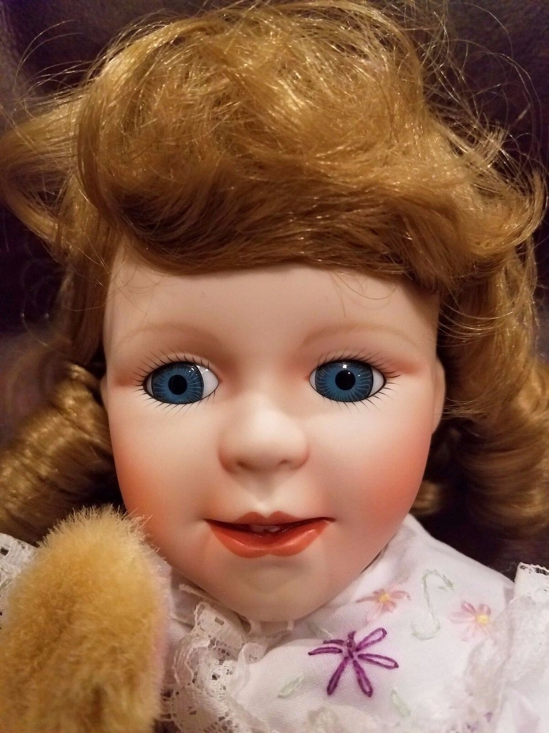 Vintage Cindy M. Mcclure 14" Shelly Kneeling Porcelain Doll an Original ...