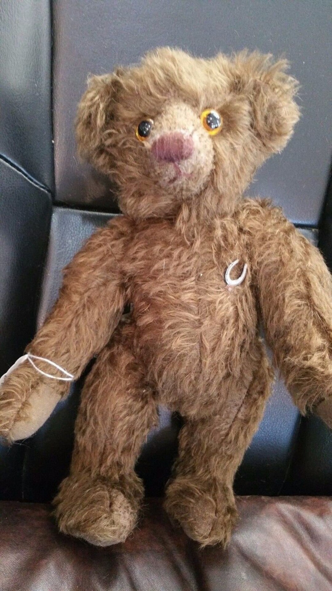 Bear Named Winston by Knickerbocker Bears 12" Good Luck Bear - Etsy