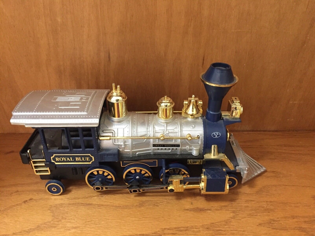 Great Western Toy Train Royal Blue - Etsy UK