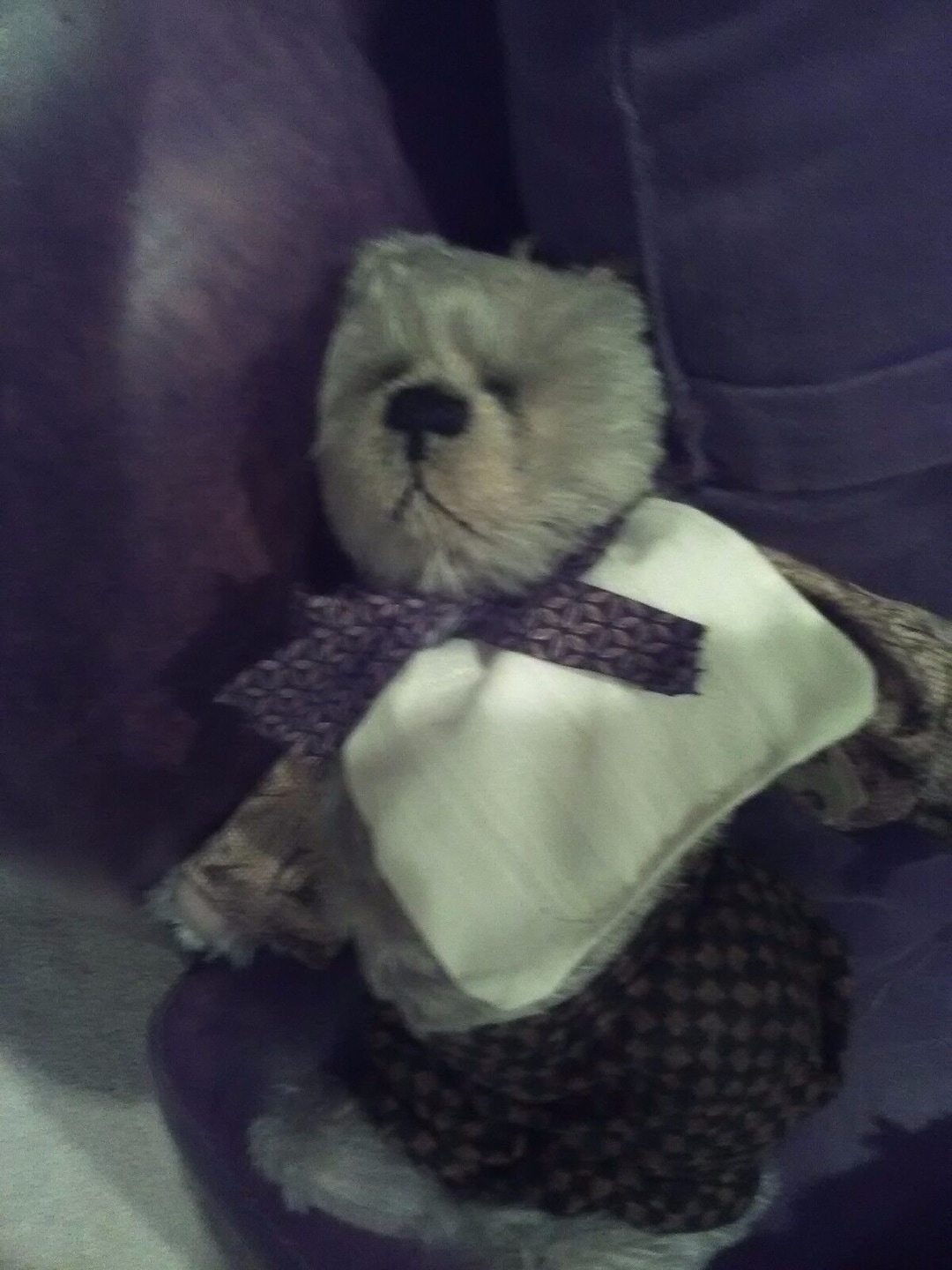 Blake, Mohair Bear by Jean and Jan Olsen, 12" Tall 2001 Golden Teddy ...