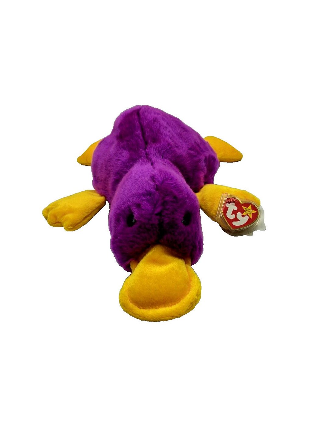 TY Dark Violet Platypus "patti" Beanie Baby 15" L the Beanie Buddies ...