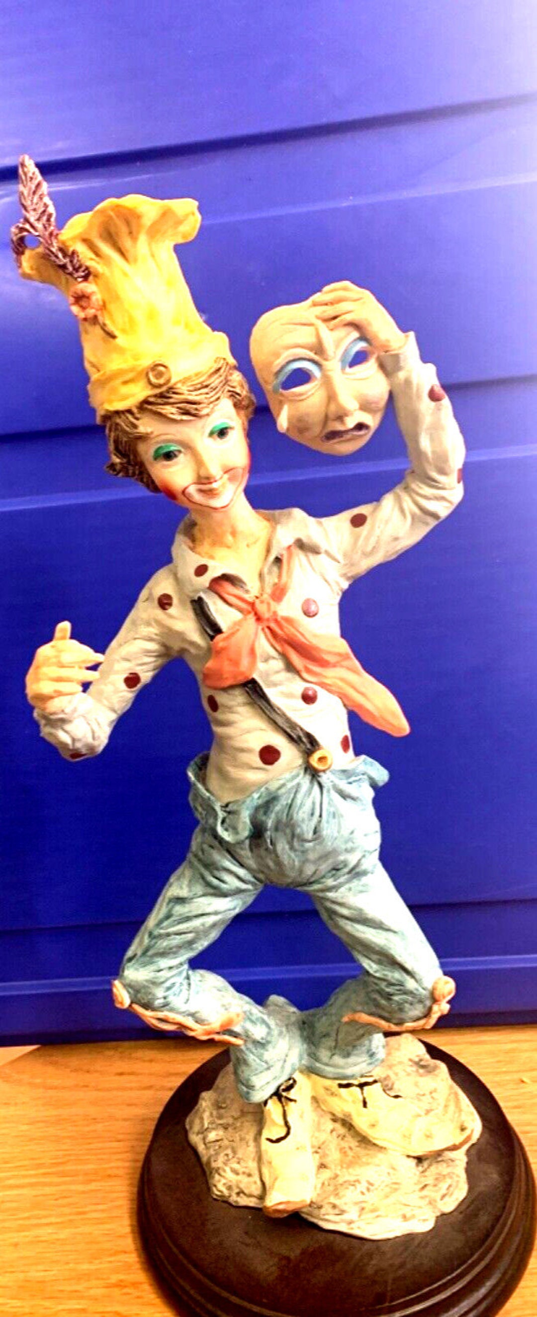 Rare Vintage Collectors Edition Duncan Royale Masked Clown 11.75 - Etsy