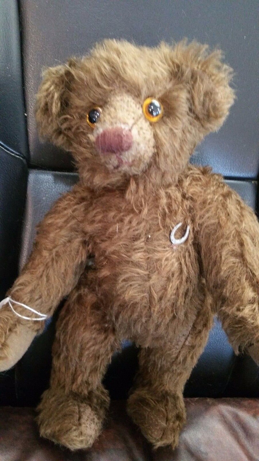 Bear Named Winston by Knickerbocker Bears 12 Good Luck Bear - Etsy