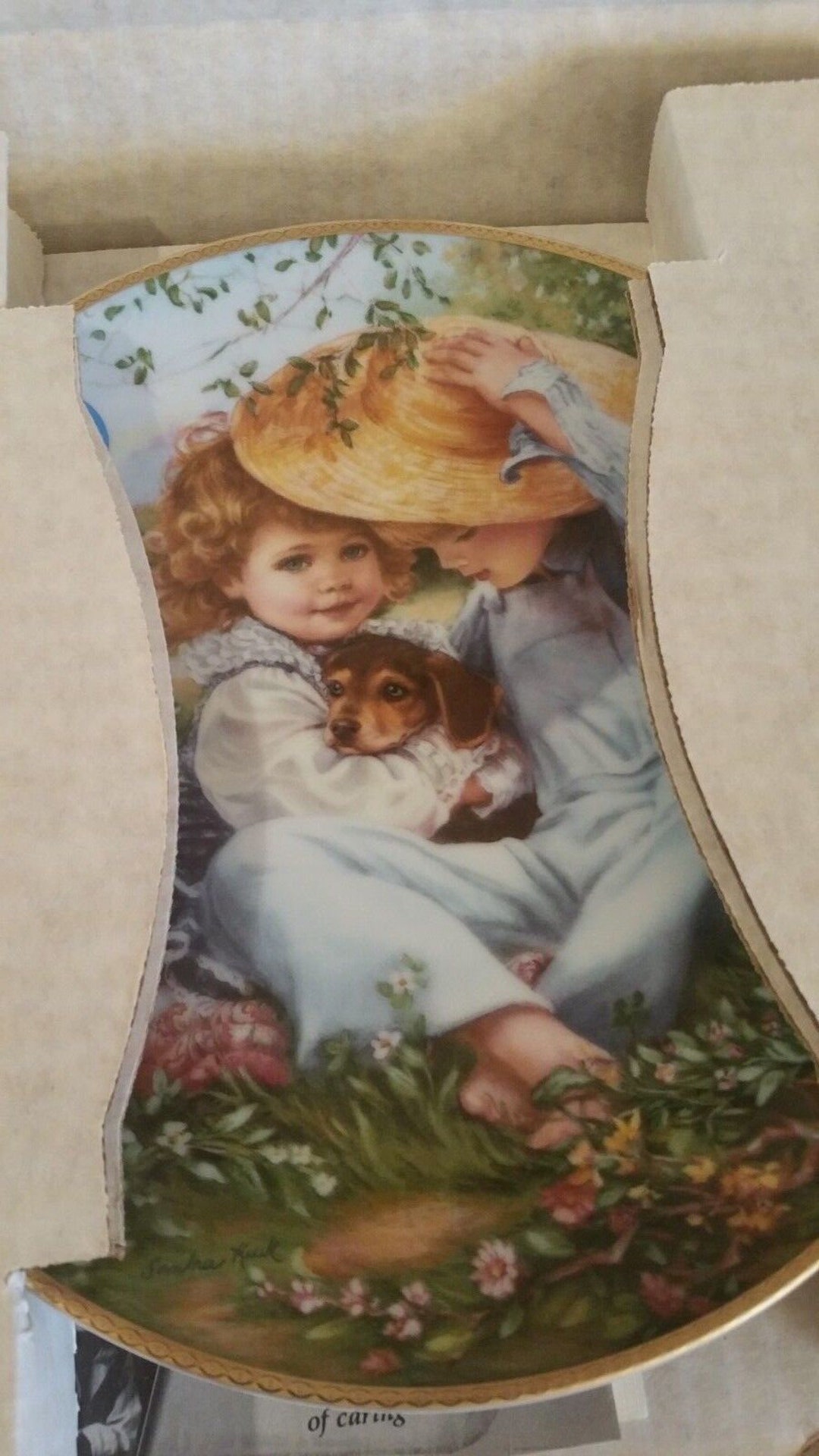 Knowles Sandra Kuck A Time to Love Collectors March of Dimes Plate 1989 ...