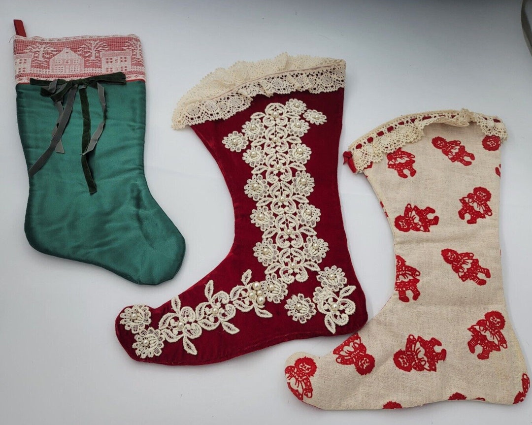 3 Lace Creation Christmas 21 X 12 Stockings - Etsy