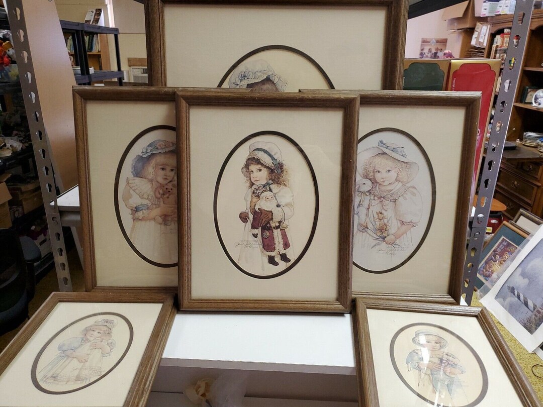 5 Piece Lot Jan Hagara Print Art - Etsy