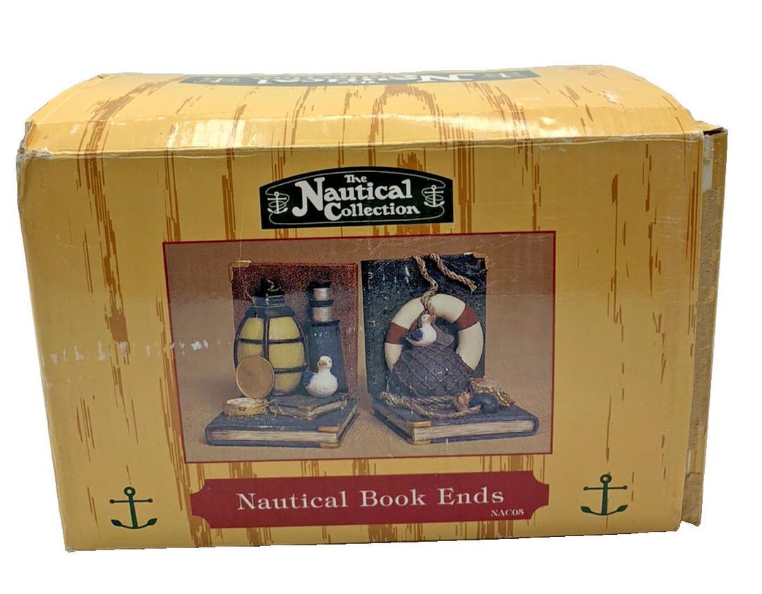 Vintage Nautical Book Ends From the Nautical Collection - Etsy
