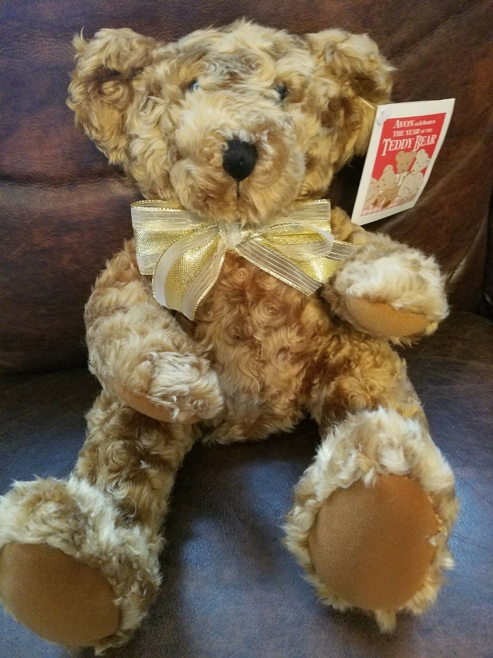 Avon talking Teddy Bear 100th anniversary voice activated | Etsy
