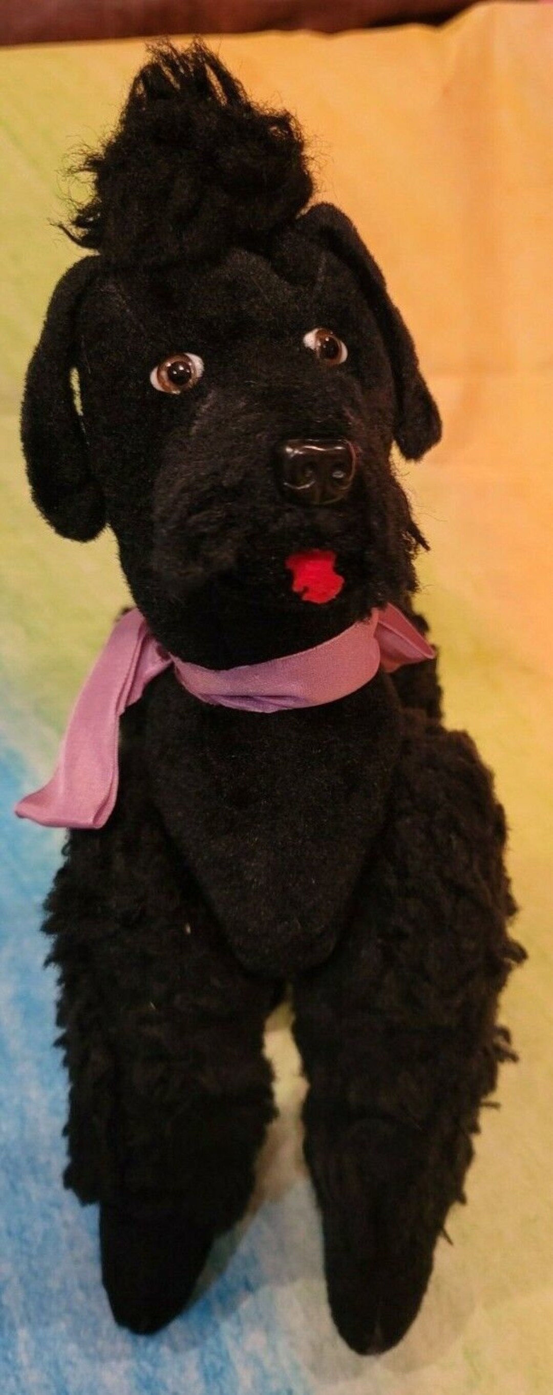 Large 18 Vintage Steiff Snobby Poodle Jointed Mohair - Etsy