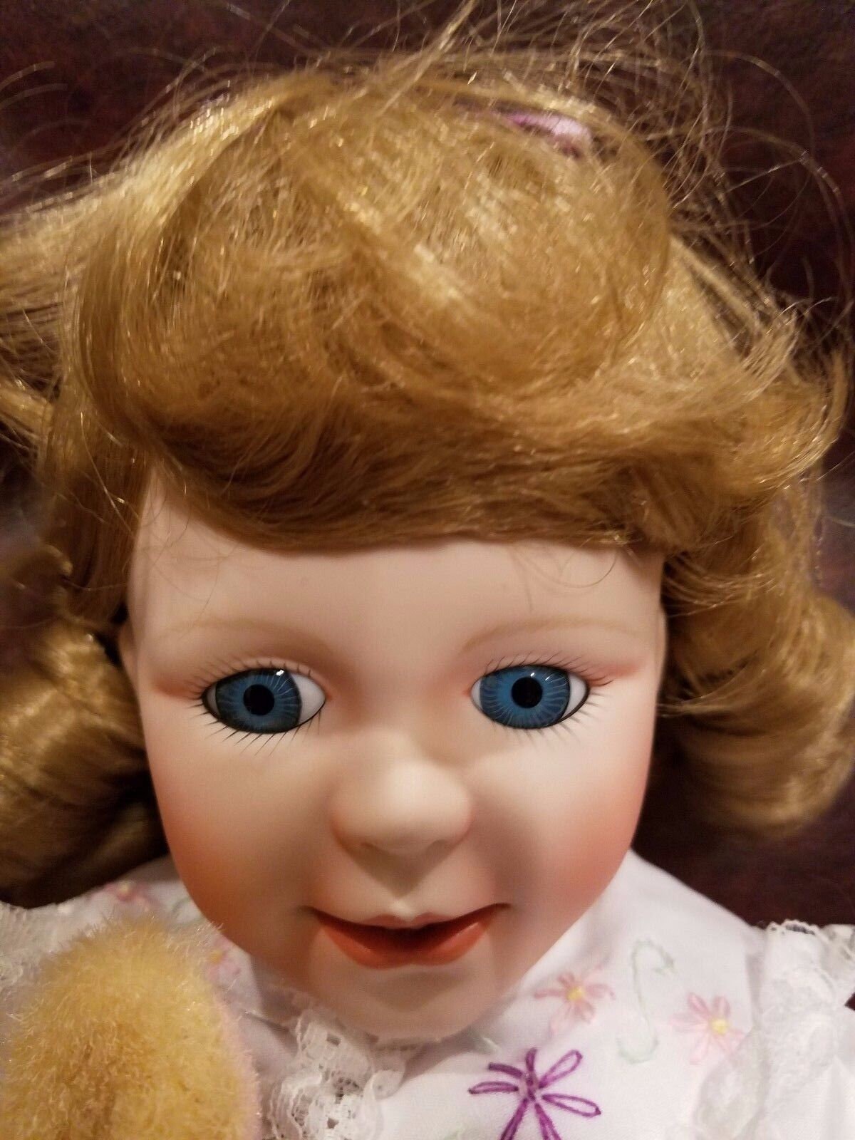 Vintage Cindy M. Mcclure 14 Shelly Kneeling Porcelain Doll an - Etsy