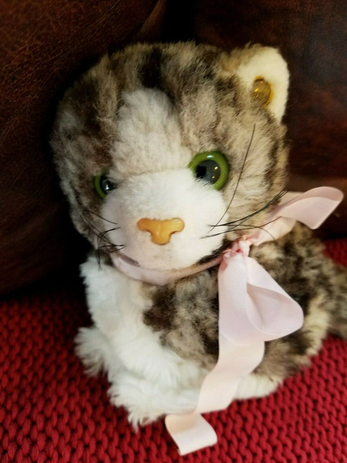 Steiff Cat Sissi Large Size With Steiff Pin | Etsy