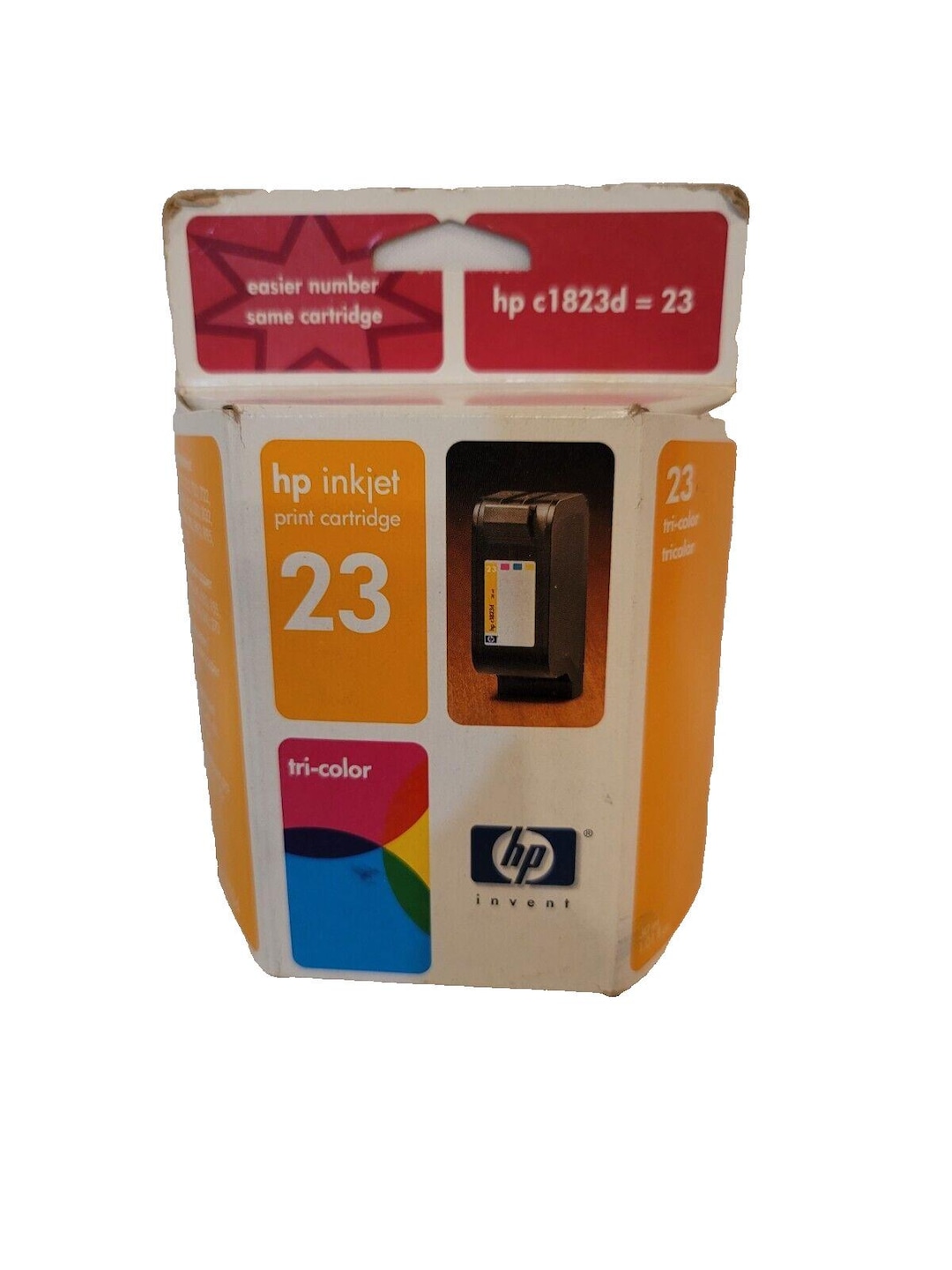 1 Genuine HP 23 Tri-color Ink Cartridges C1823D 30ml - Etsy