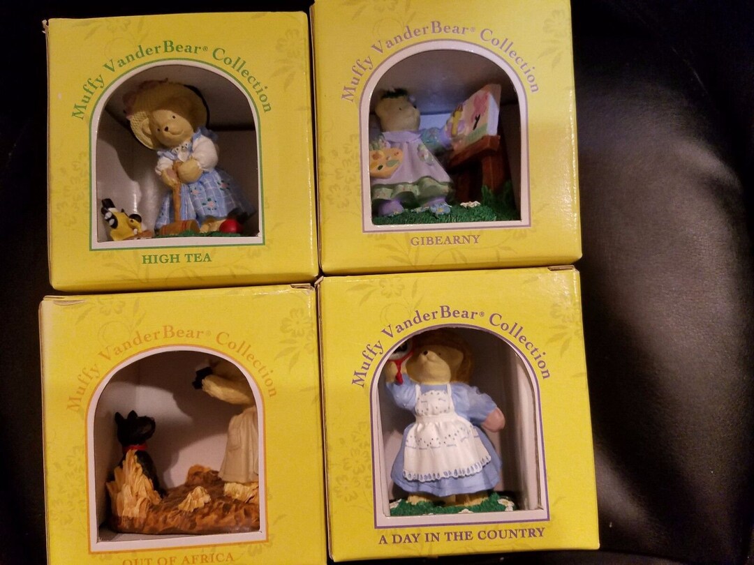 Muffy Miniature Figurines From Africa, Gibearny, High Tea,a Day in ...