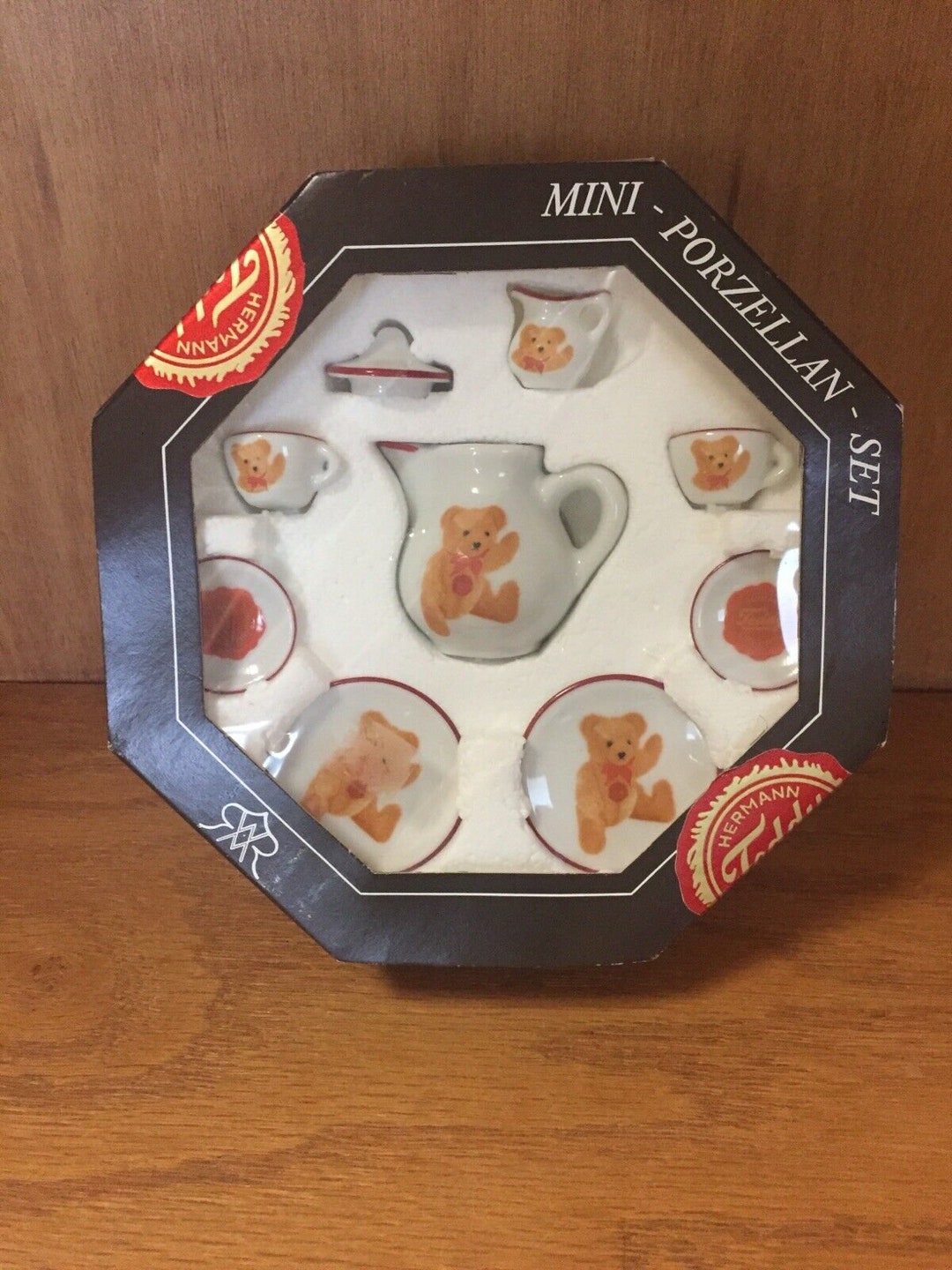 Reutter Porcelain Hermann Teddy Original Miniature Tea Set - Etsy