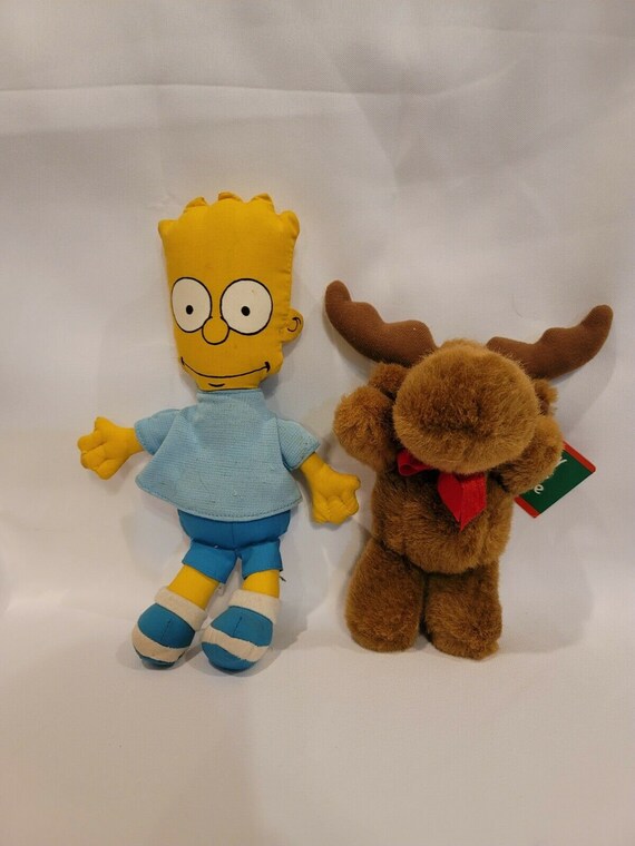 Moose and 1990 Bart Simpson Plush 11 the Simpsons Doll - Etsy
