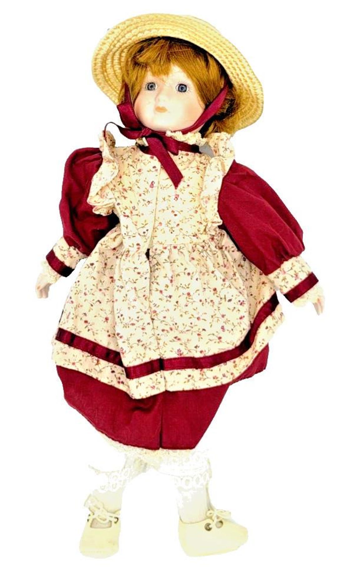 17" Porcelain Dandy Doll - Etsy