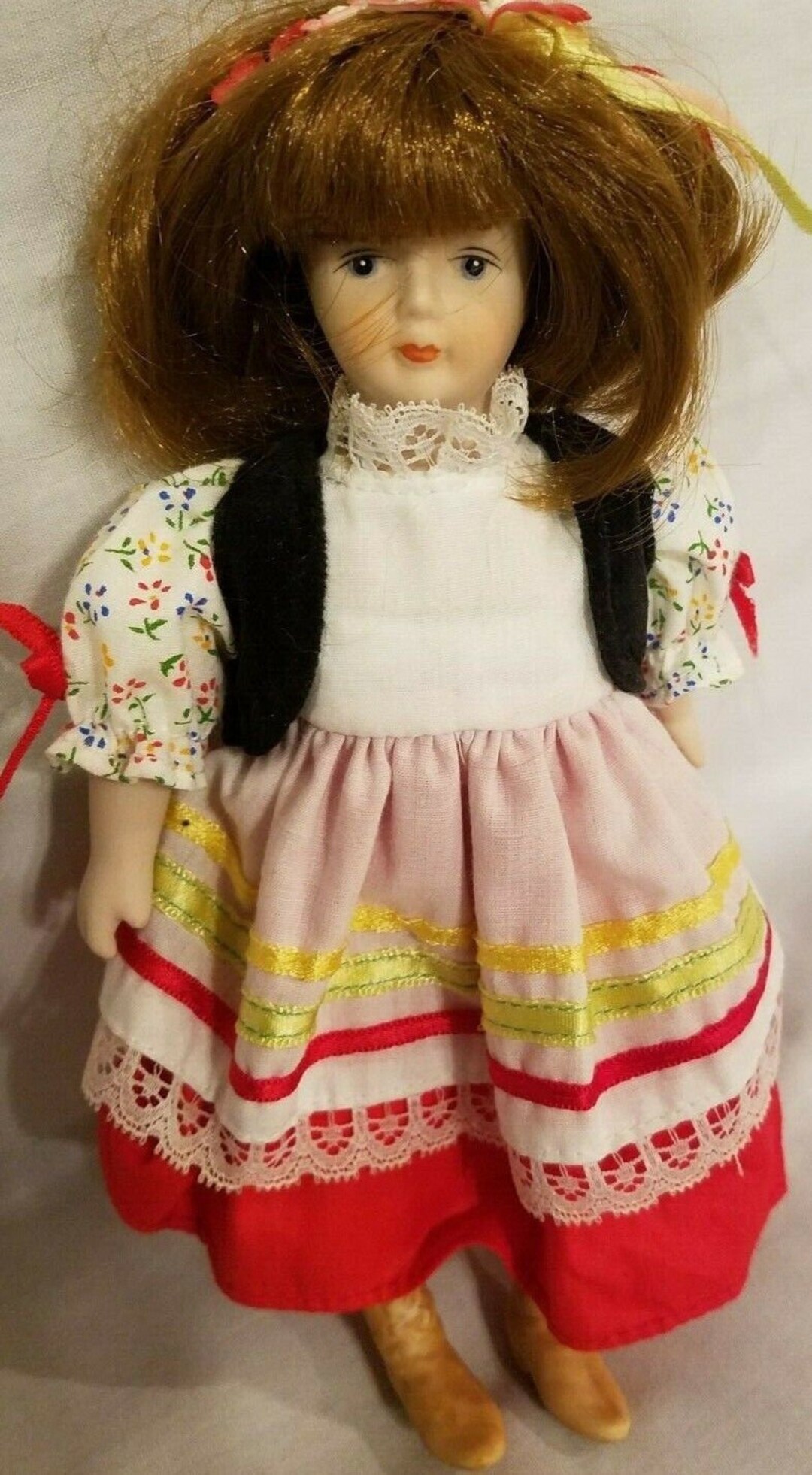 7" Porcelain Doll "gretel" Gorham Collection NIB Storybook Dolls - Etsy
