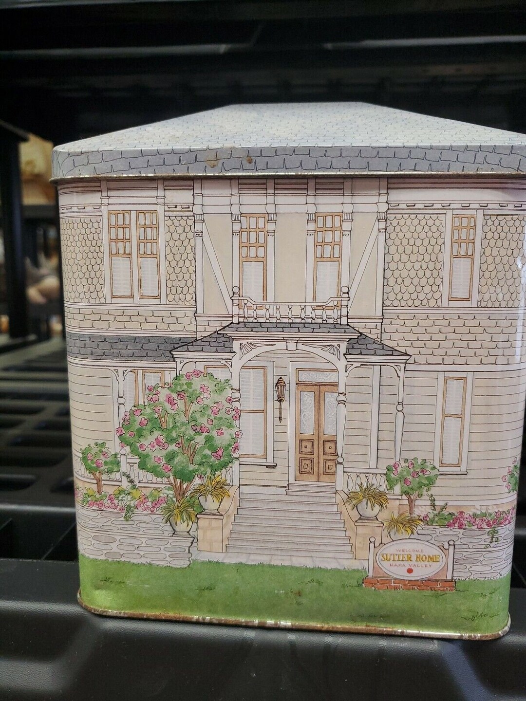 Sutter Home Napa Valley Winery Victorian Home LARGE Collectable Tin - Etsy