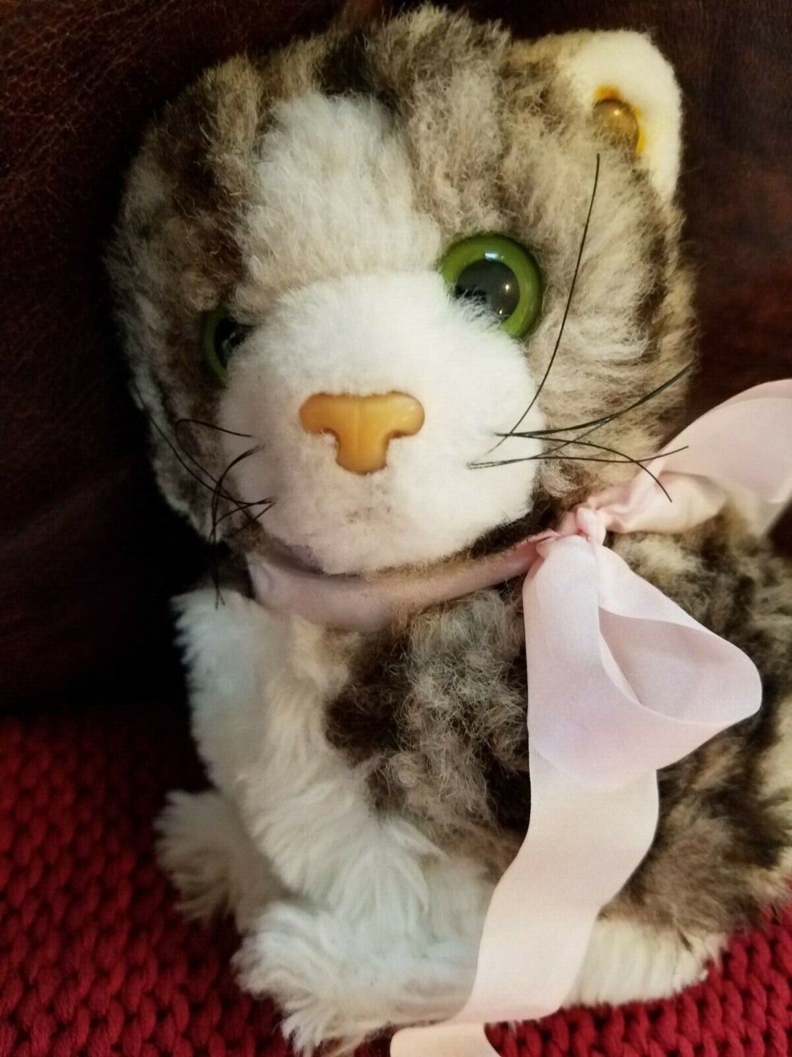 Steiff Cat Sissi Large Size With Steiff Pin - Etsy