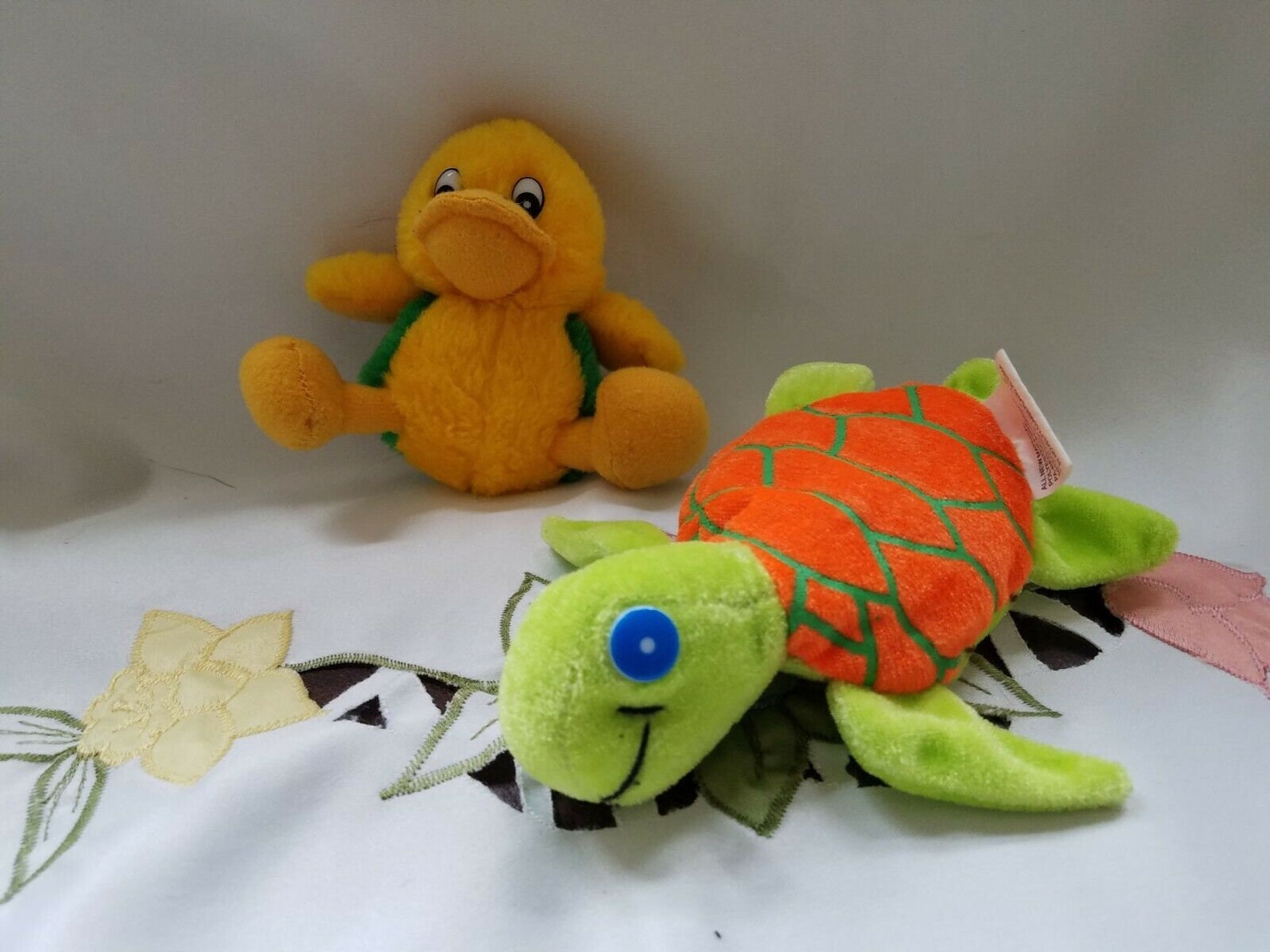 Plush turtle 7 Duck 5 and TY lizard stuffed | Etsy