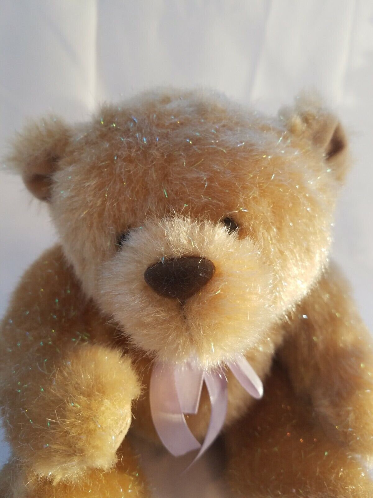 Glitter Teddy Bear W Bred Ribbon En Este Dia 10 - Etsy Hong Kong