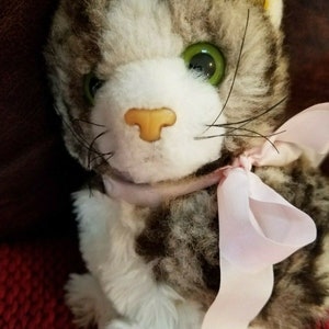 Steiff Cat Sissi Large Size With Steiff Pin | Etsy