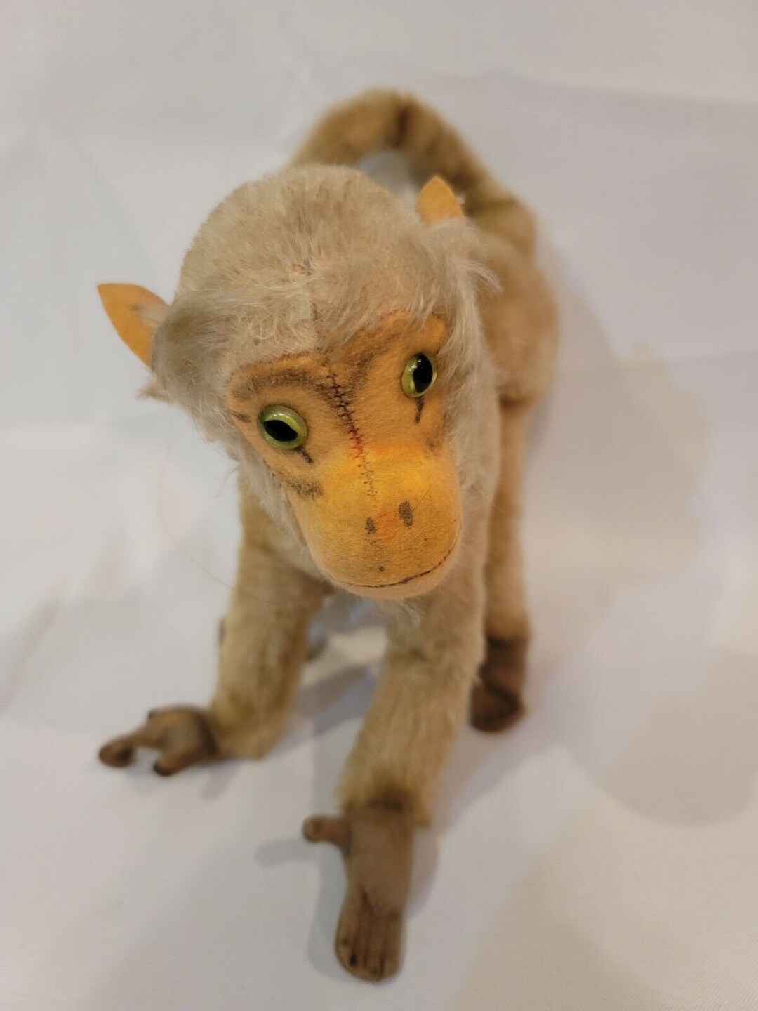 Steiff Coco Baboon Monkey Mohair Red Coller 1960s Vintage 10 X 8 - Etsy