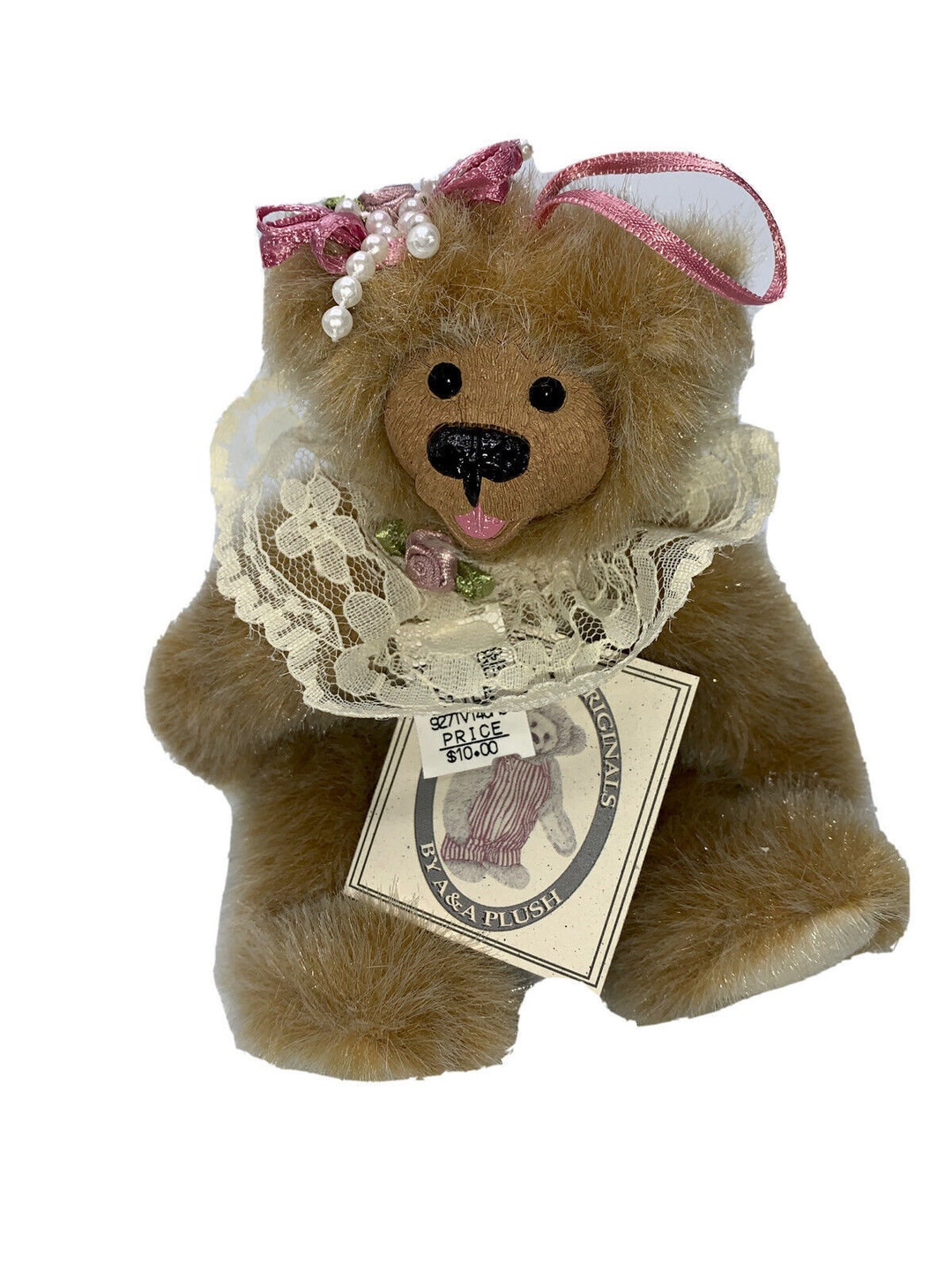 Kimbearly's Sarah/plush Resin Face/jointed Tan Faux Fur Stuffed ...