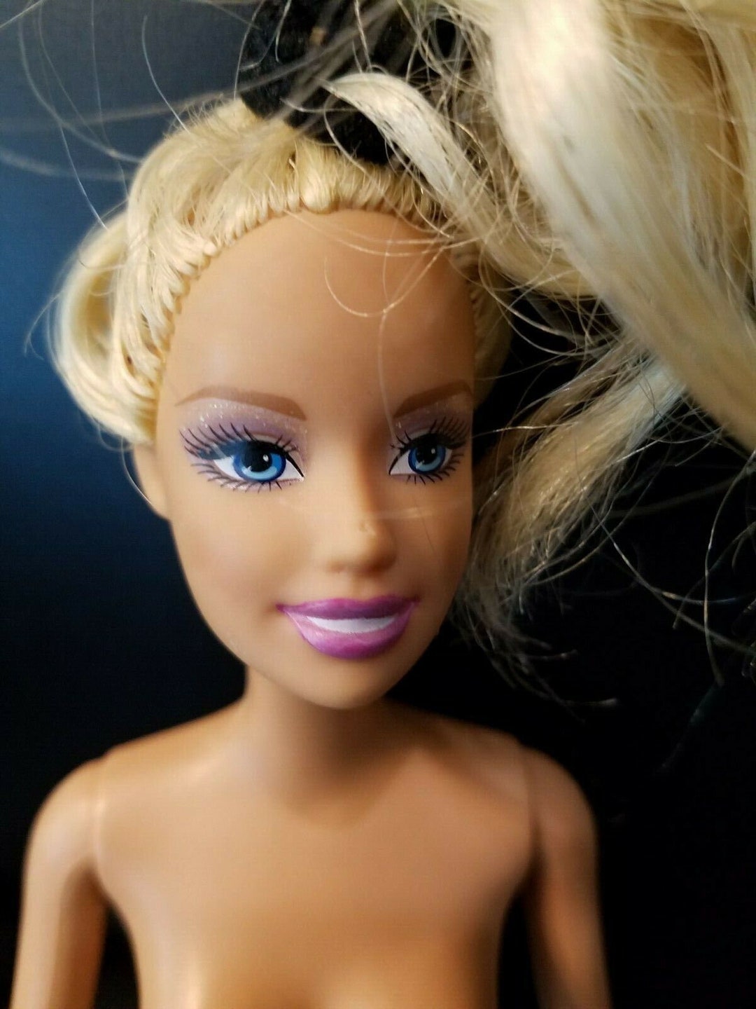 Barbie Doll Blonde With Hair Blue Eyes 1999 Mattel Indonesia Nude Etsy