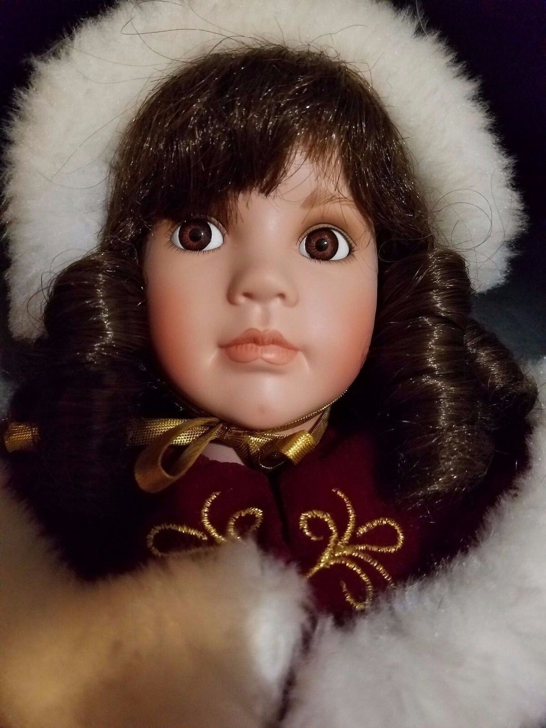Claire, Georgetown Collectables by Linda Mason Porcelain 16" Doll Named ...
